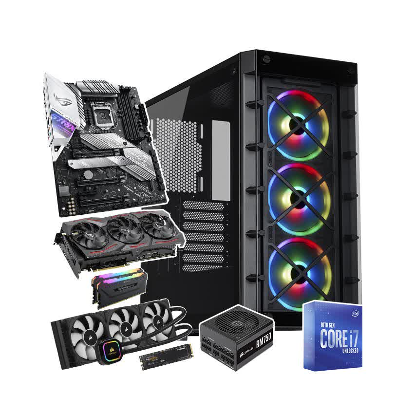 PC GAMING FALCON 019 (I7 10700K/Z490/16GB RAM/500GB SSD/RTX 2080 Super ...
