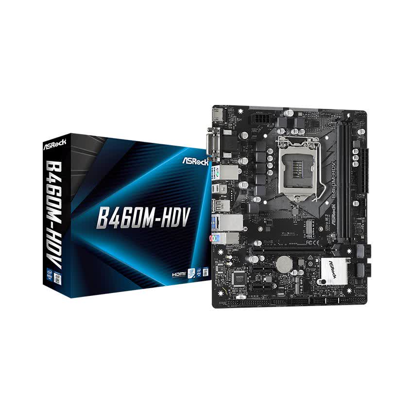 Mainboard ASROCK B460M-HDV (Intel B460, Socket 1200, m-ATX, 2 khe Ram ...