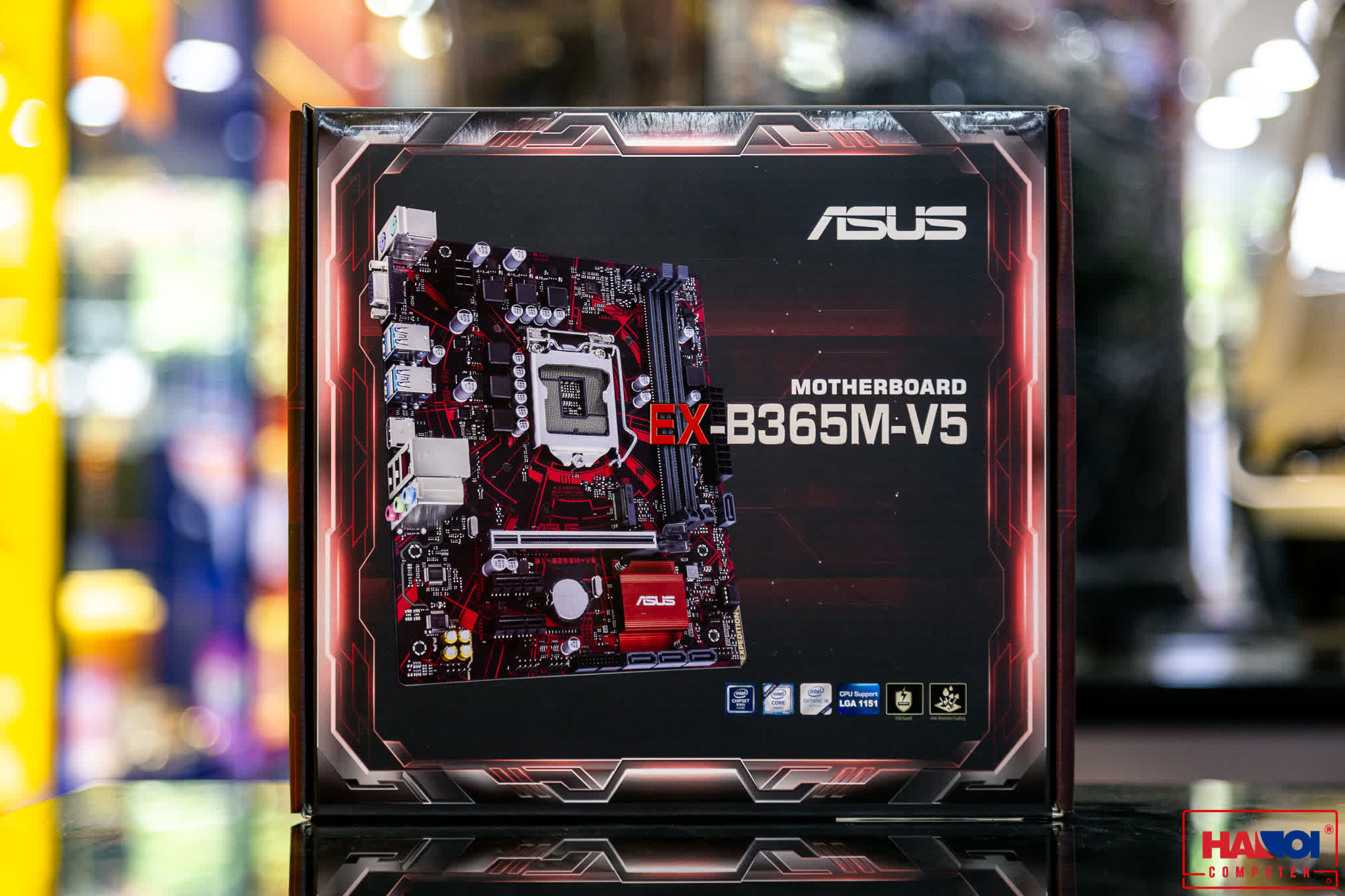 Mainboard ASUS EX-B365M-V5 (Intel B365, Socket 1151, m-ATX, 2 khe RAM DDR4) - PDUCOMPUTER