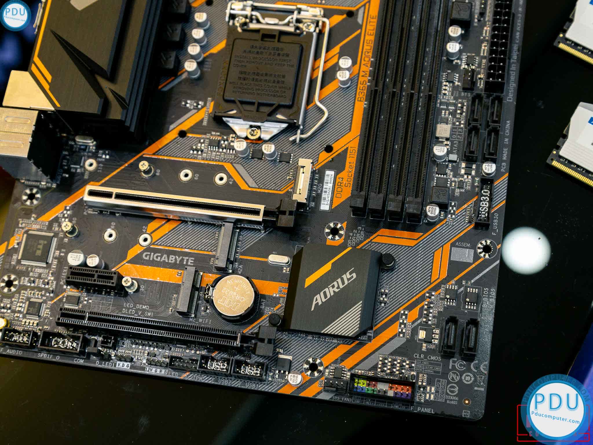 Mainboard GIGABYTE B365M AORUS ELITE (Intel B365, Socket 1151, m-ATX, 4 ...