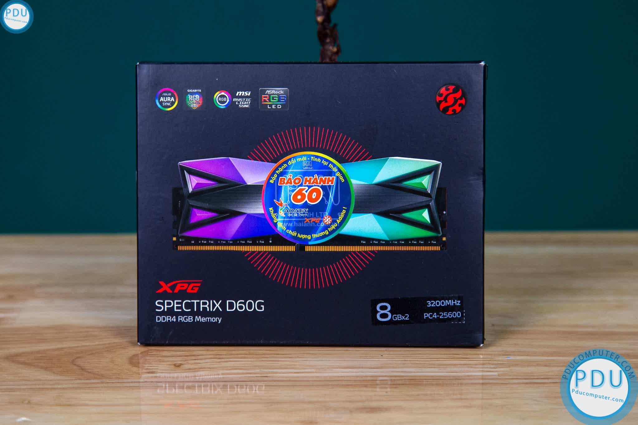 Ram Desktop Adata XPG Spectrix D60G RGB (AX4U320038G16A-DT60) 16GB ...