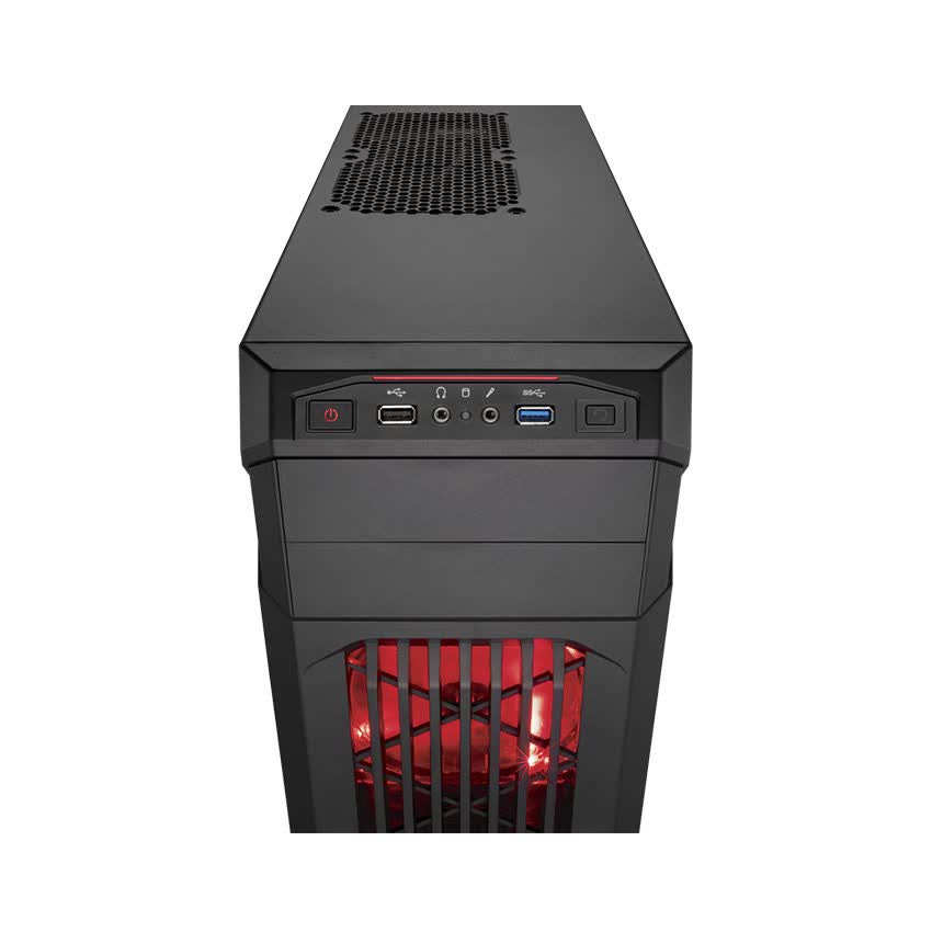Vỏ Case Corsair Carbide Series SPEC-01 Red LED Gaming (Mid Tower/Màu ...