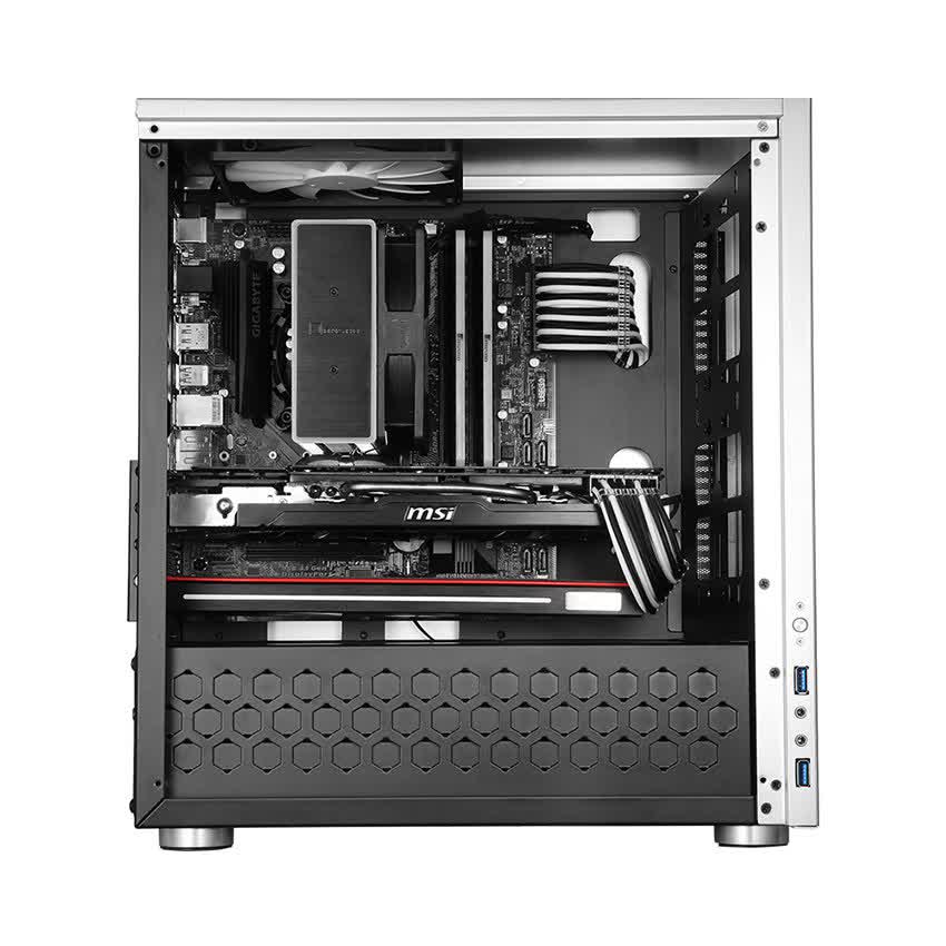 Vỏ case Jonsbo C3-PLUS Silver Edition (Mini Tower/Màu Bạc) - PDUCOMPUTER