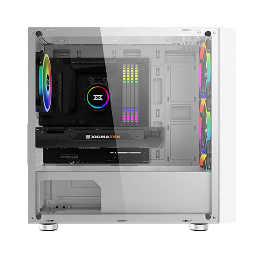 Vỏ Case Xigmatek Gemini ARCTIC RGB STRIP (Mini Tower/Màu Trắng ...